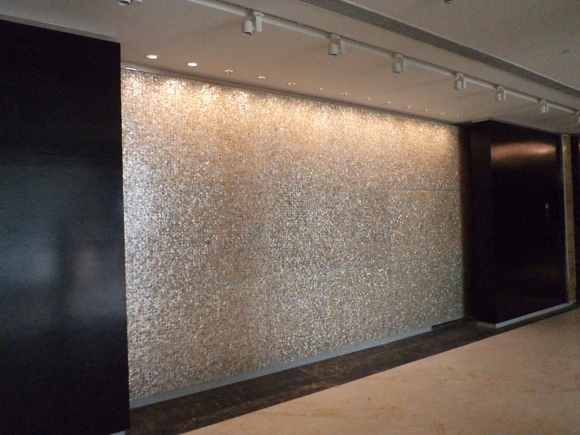 Stone Plus India White Mother of Pearl Wall Cladding – Opulent Homes